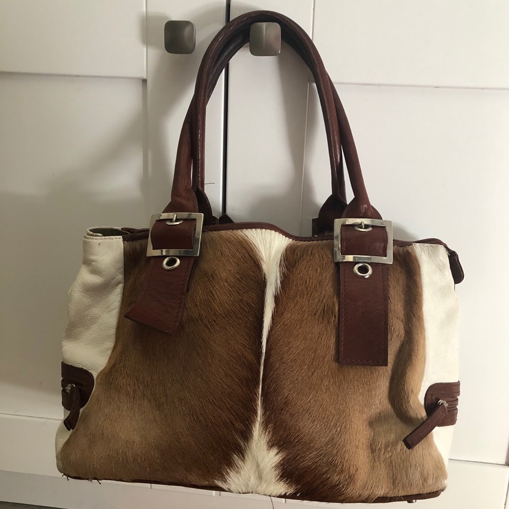 Fsp Springbok Gazelle Bag Cape Town Authentic Fur - Gem